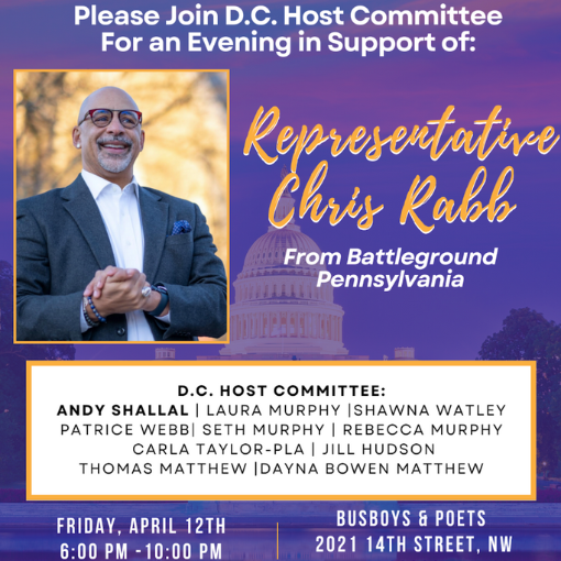 Fundraiser for Chris Rabb | Busboys and Poets